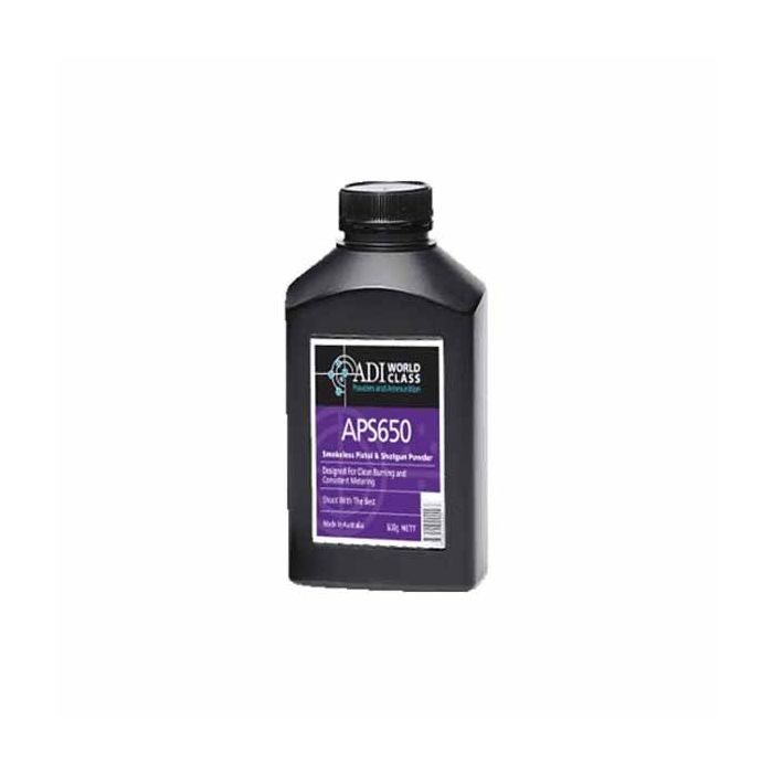 ADI APS650 Pistol & Shotgun Propellant Powder 500g