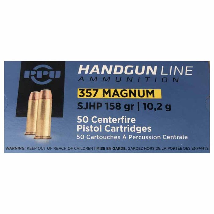 PPU 357 MAG 158GR SJHP Ammunition | Extreme Gear